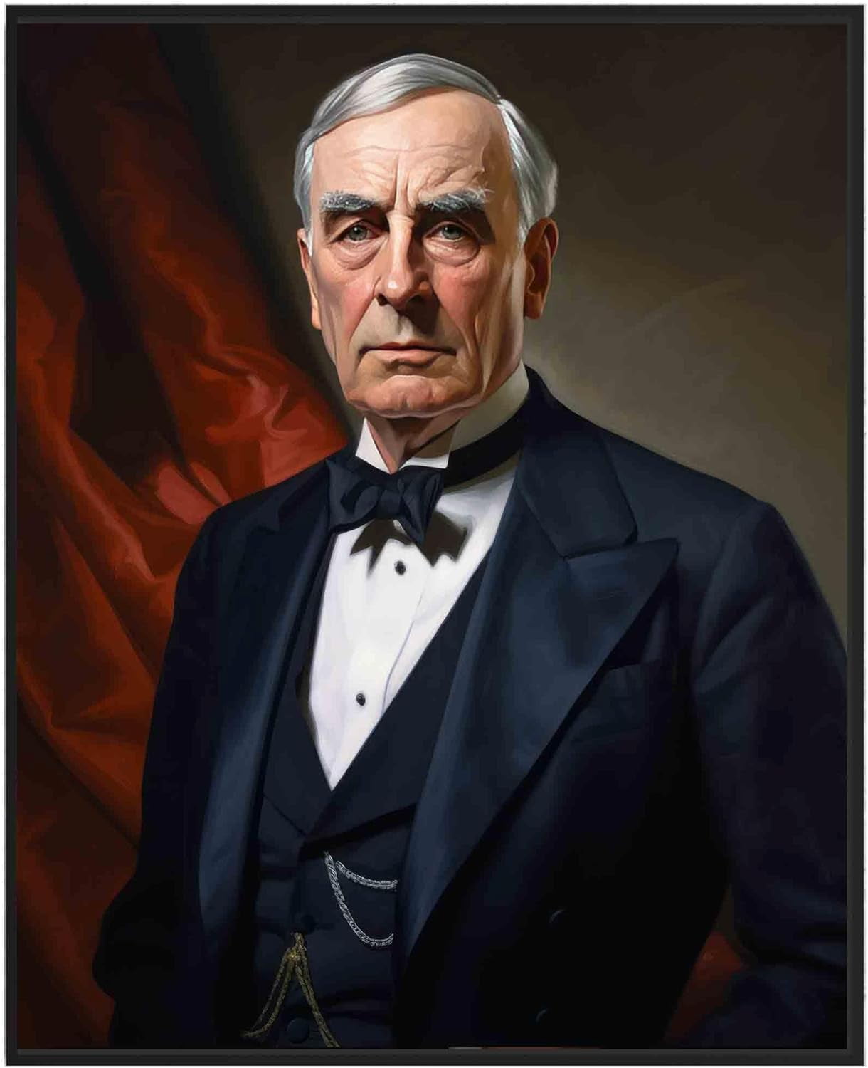 AVOI Warren G. Harding Art Print Poster, Official Presidential Portrait ...