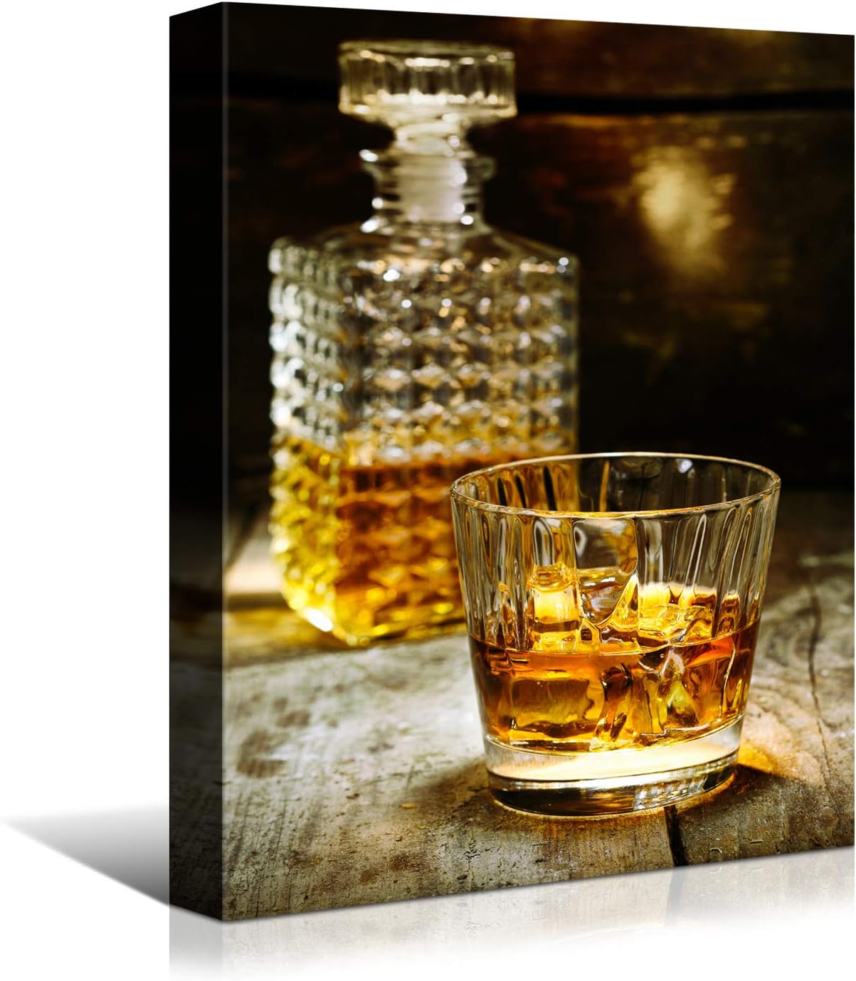 AVOI Wine Whisky Canvas Prints Wall Art Liquor Still Life Pictures ...