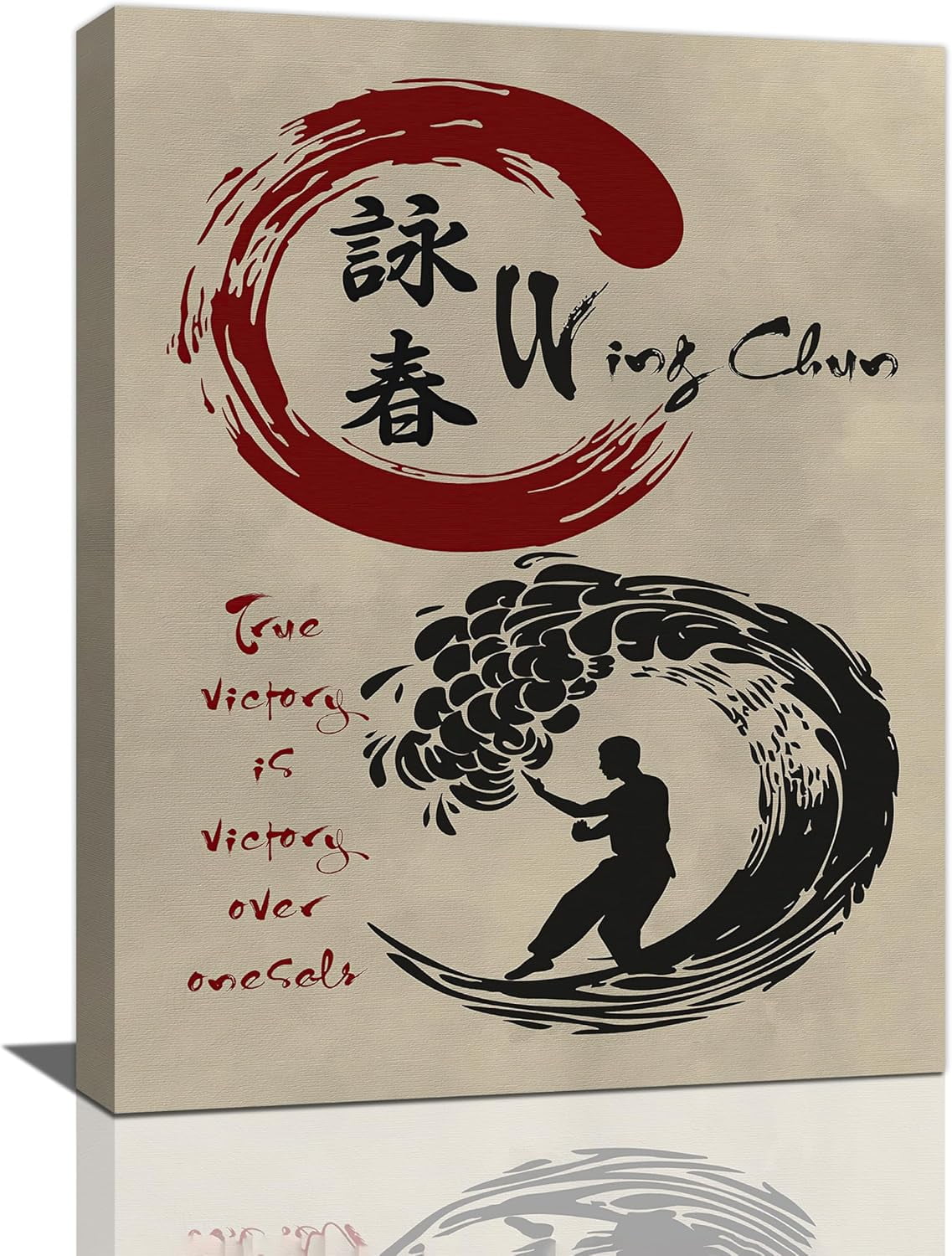 AVOI Wing Chun Wall Art Wing Chun Pictures Wall Decor Kung Fu Canvas ...