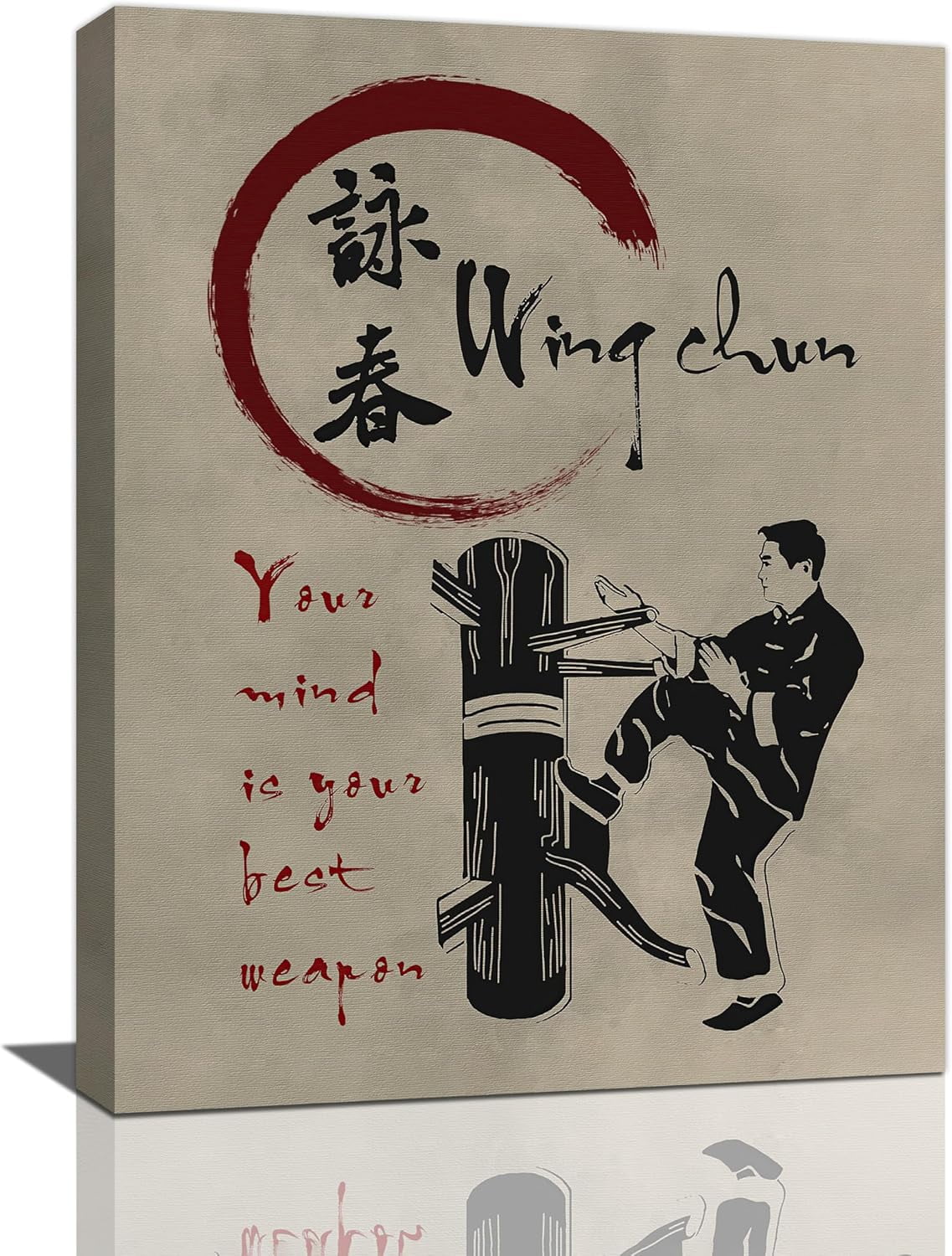 AVOI Wing Chun Wall Art Wing Chun Pictures Wall Decor Kung Fu Canvas ...