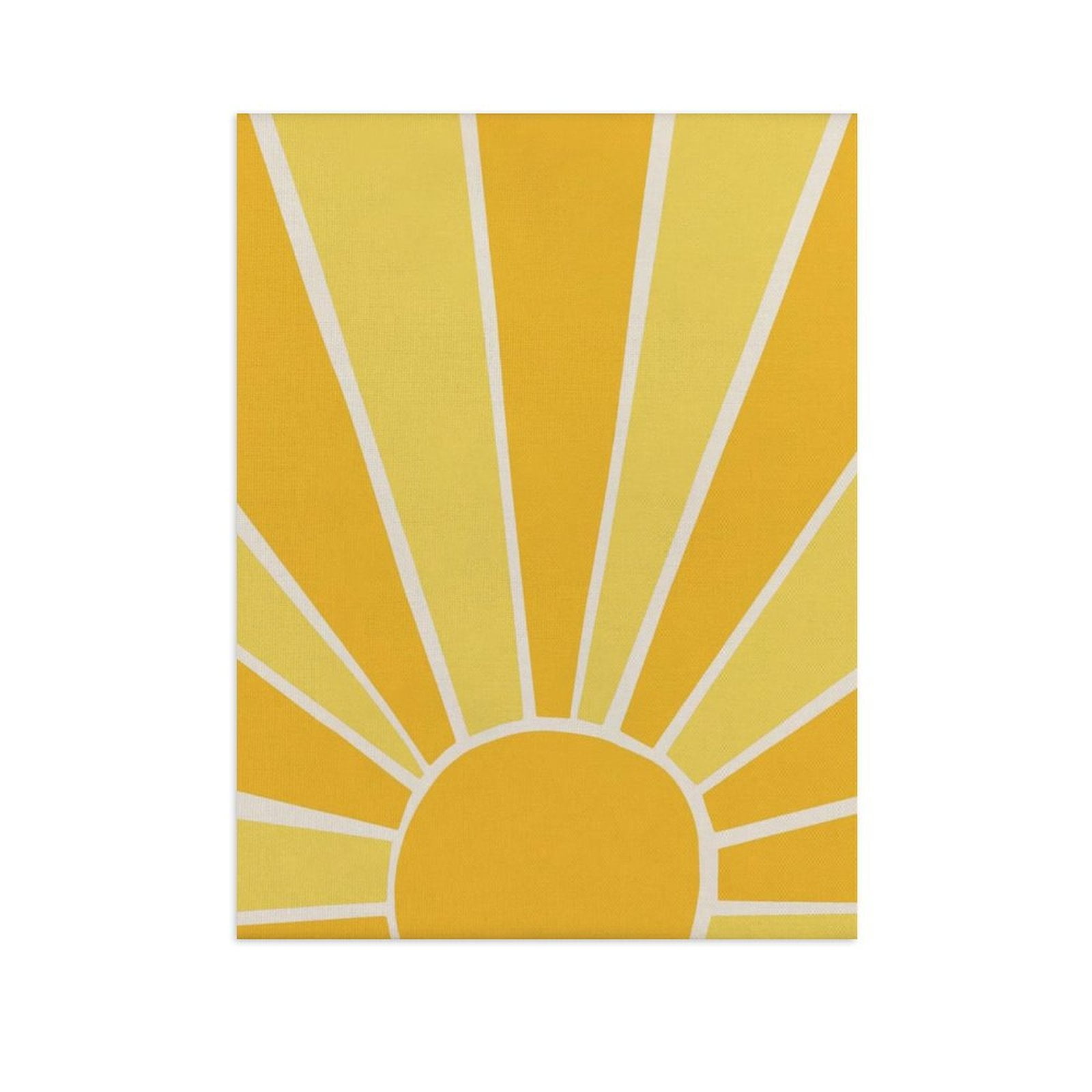 AVOI Yellow Boho Sunshine Poster, Yellow Nursery Decor, Sun Wall Art ...