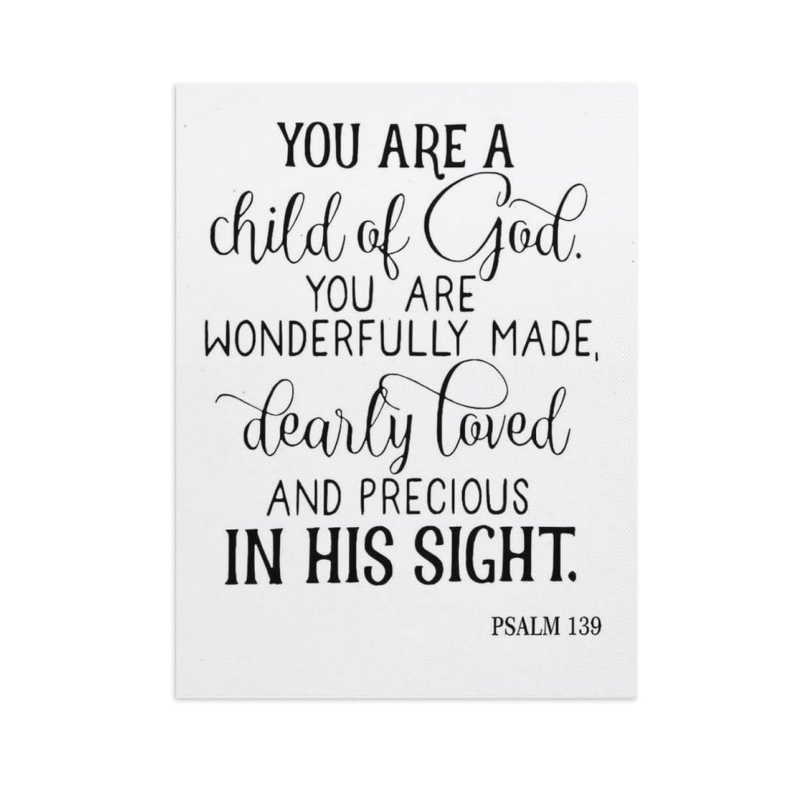 AVOI You Are a Child of God Wall Decor,Toddler Christian Wall Art ...