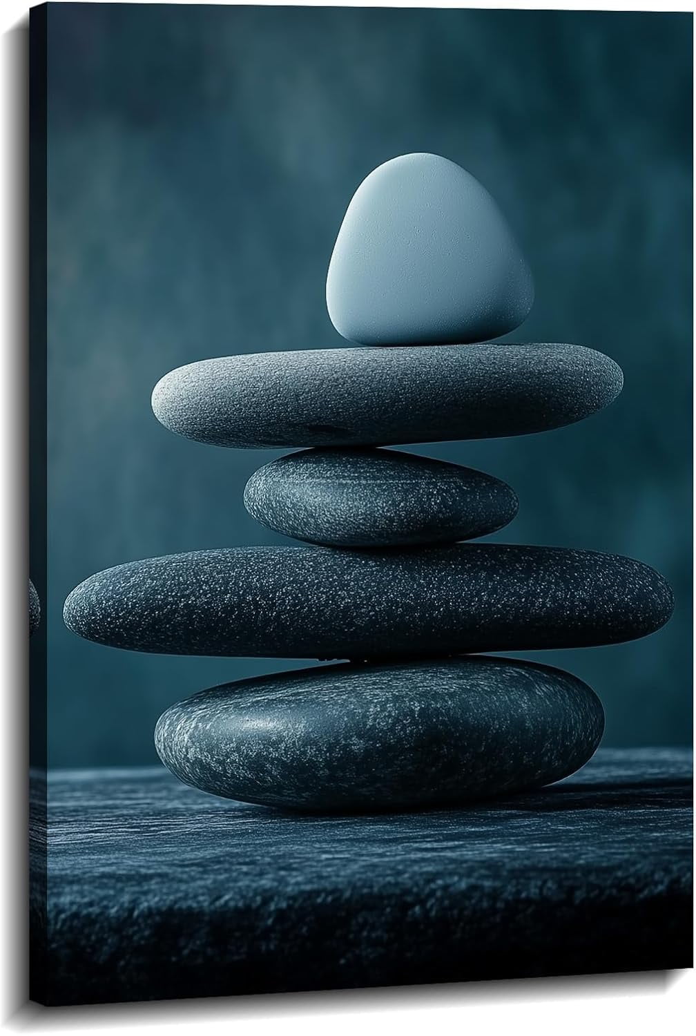 AVOI Zen Wall Art Balanced Rock Picture Spa Stone Painting Meditation ...