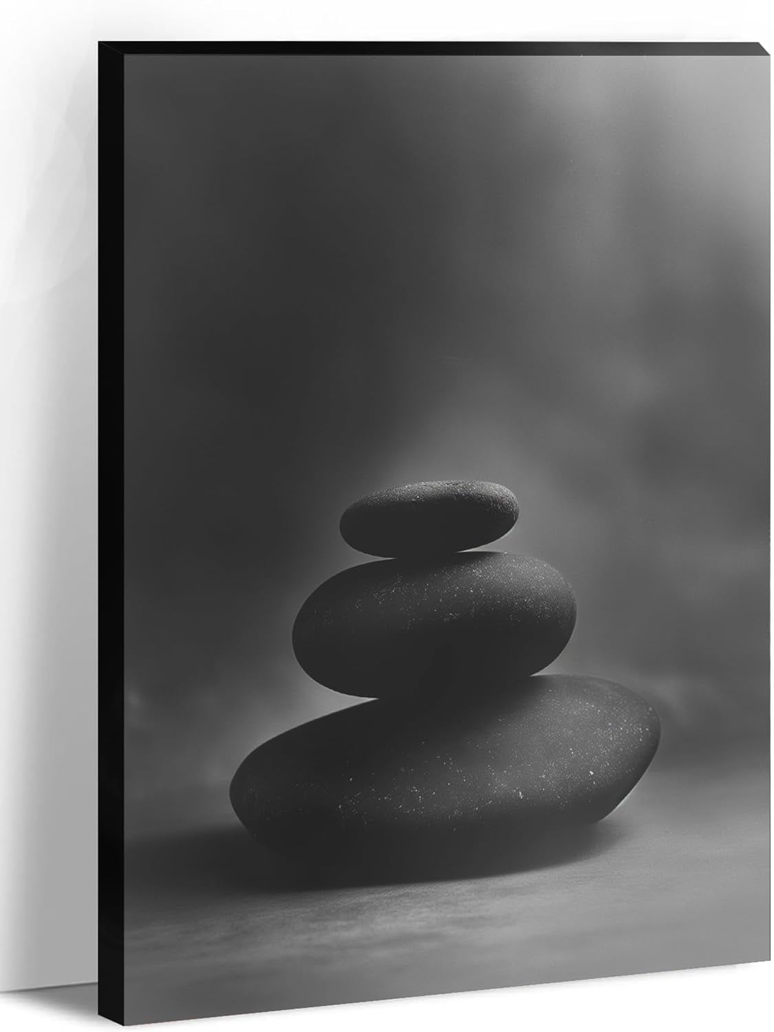AVOI Zen Wall Art Black and White Picture Spa Stones Painting Canvas ...