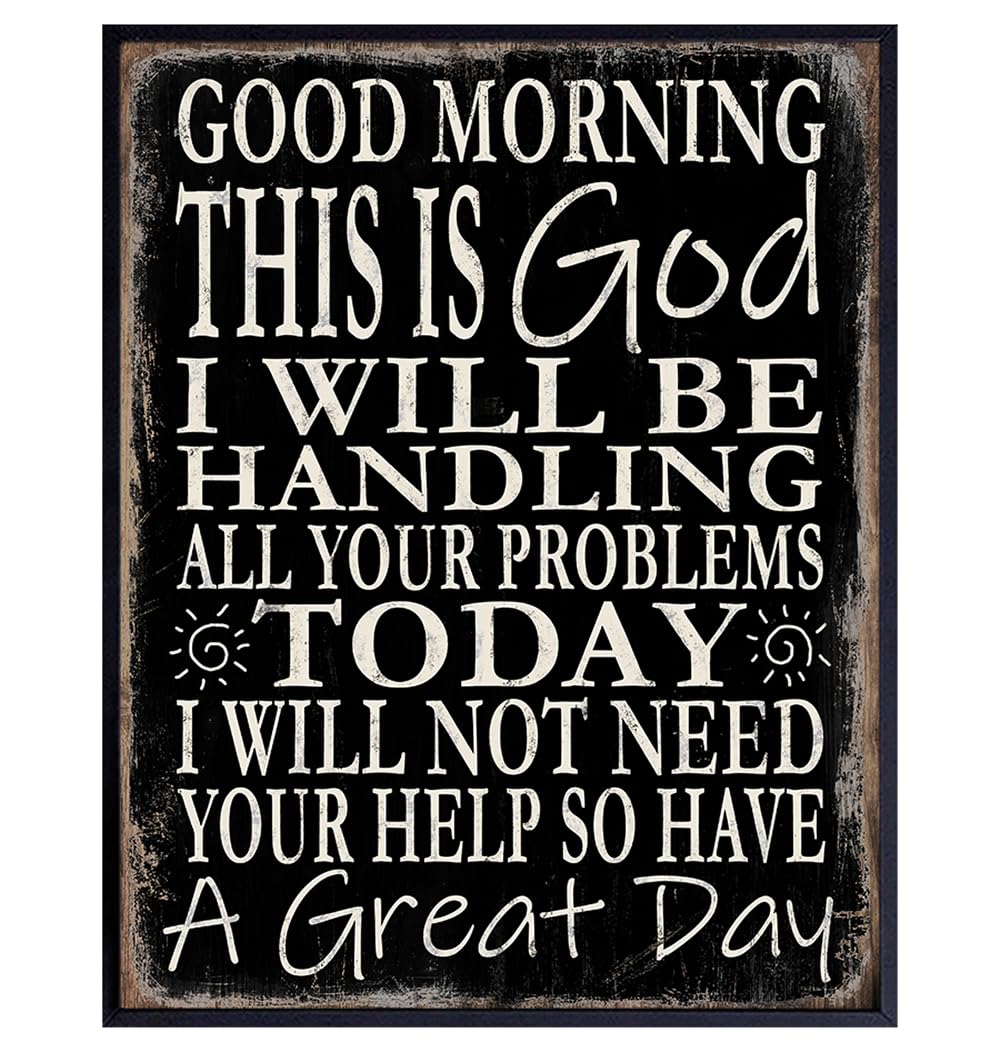 AVOI spiritual Home Decor LARGE 11x14 - Bible Verse Decoration ...