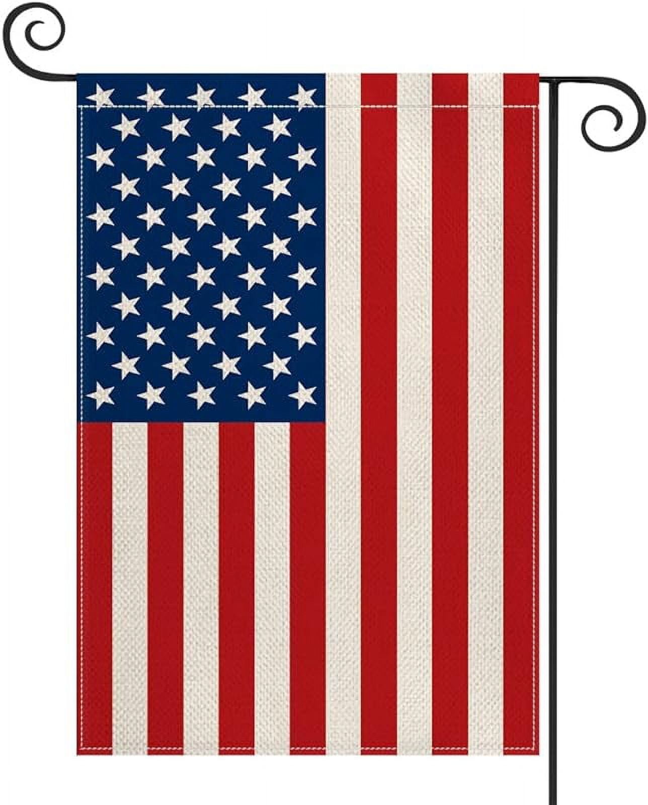 AVOIN colorlife 4th of July Patriotic Memorial Day Garden Flag 12x18 ...