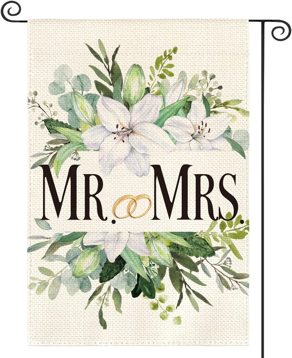 AVOIN colorlife MR. and MRS. Wedding Garden Flag 12x18 Inch Double ...