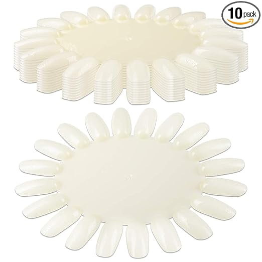 AVOKA Nail Tips Display Board for Nail Art Design Pattern Practice and ...