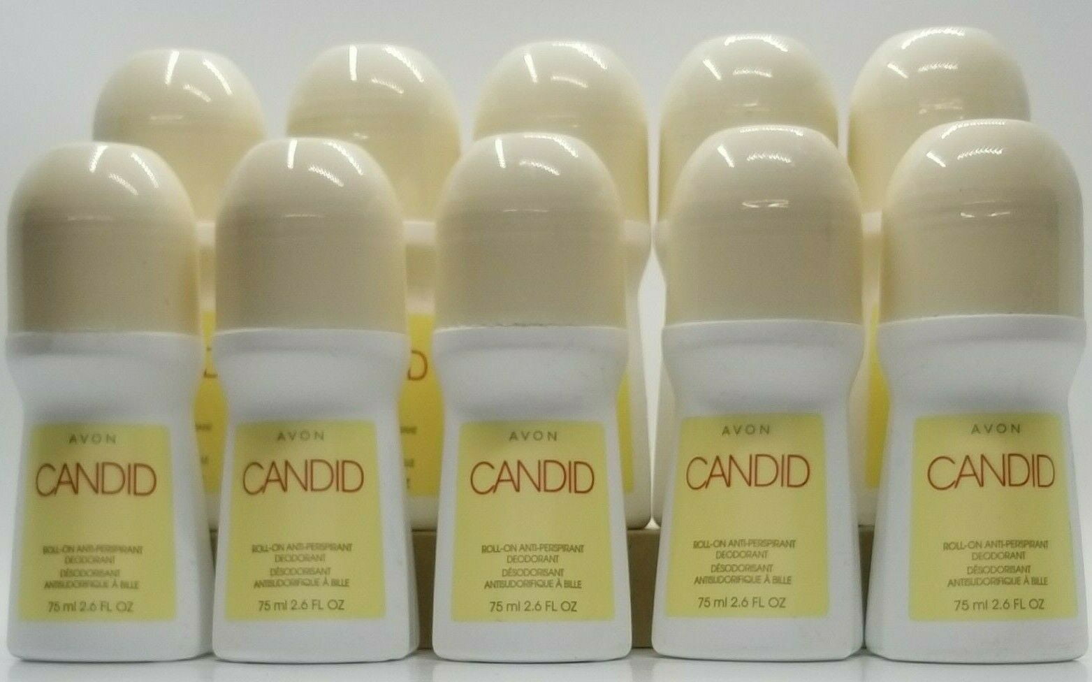 Avon Candid Fresh Feeling Liquid Deodorant Roll-On Anti-Perspirant (10 ...