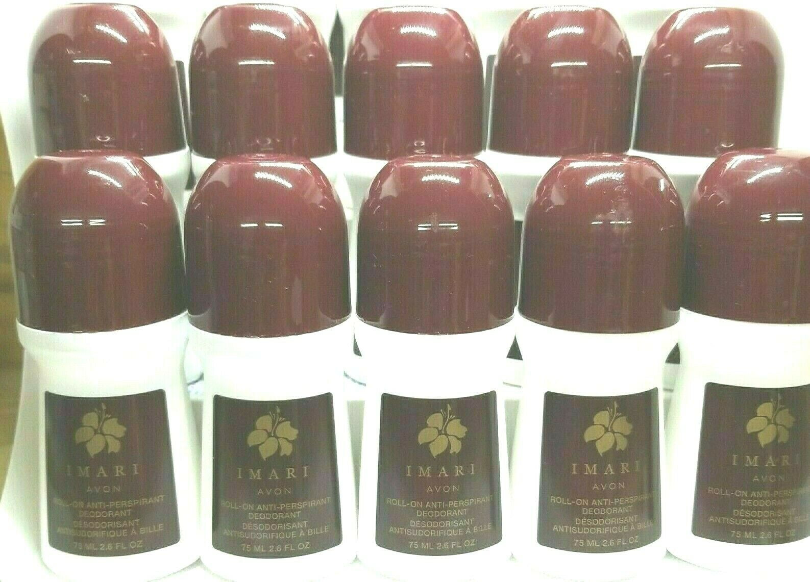 AVON IMARI Liquid Deodorant Roll-on Antiperspirant, 10 pack, 2.6 fl. oz ...