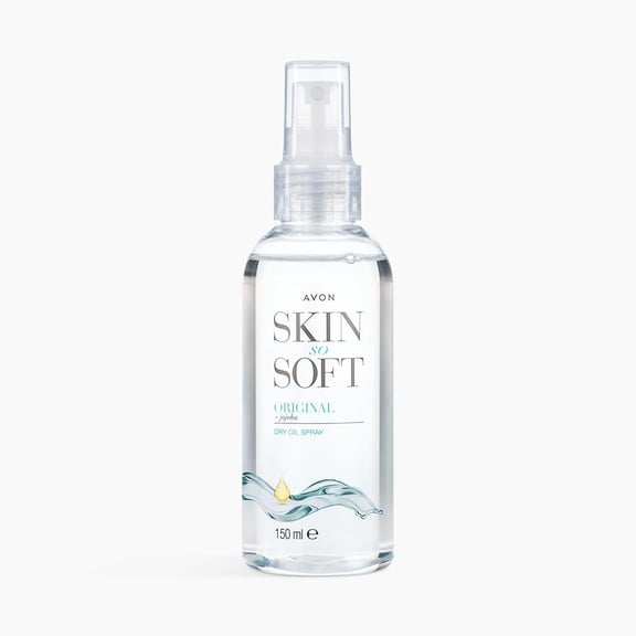Avon Skin So Soft Dry Body Oil Spray, Lightweight Jojoba Oil, 250ml ...