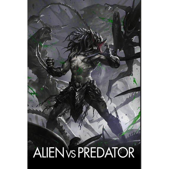 AVP: Alien vs. Predator (2004) 24x36 Poster - Sci-Fi Action, Epic Showdown - Walmart.com
