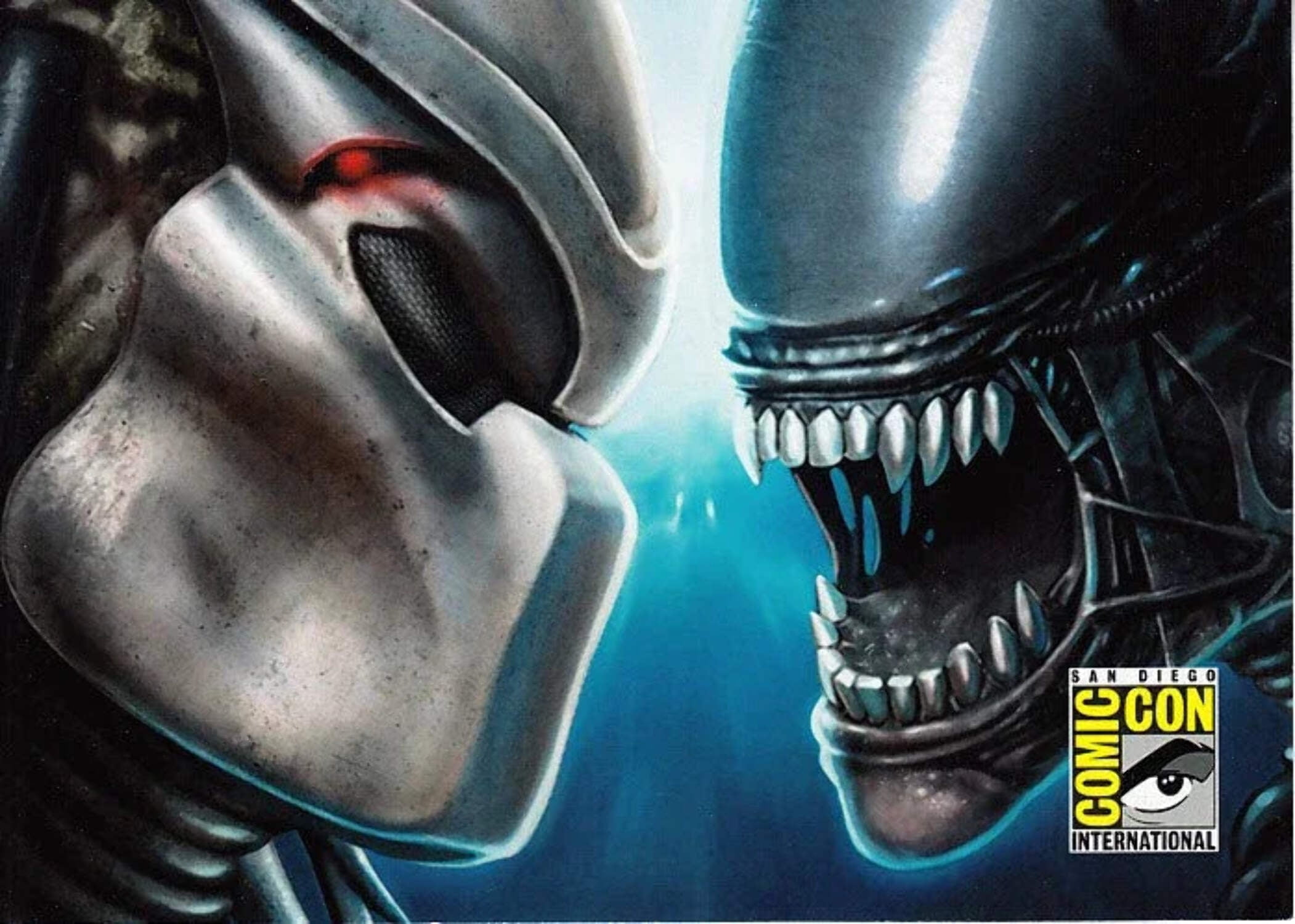 AVP Alien vs. Predator Evolution video game 2015 Comic-Con 5x7 promo ...