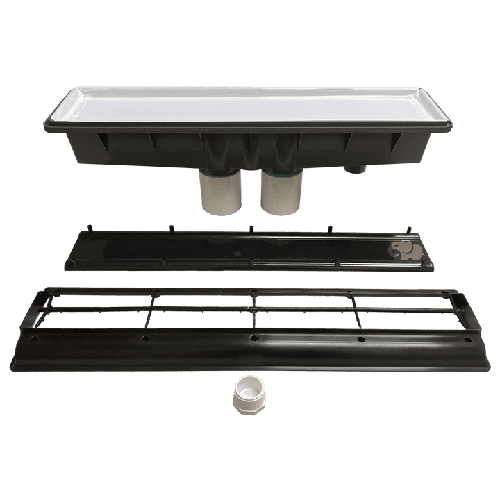 AVSC Dual Standard Top Channel Drain Black - Pentair In-Floor (A&A ...