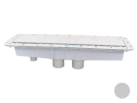 AVSC Vinyl Dual Drain with Hydro Stat Light Gray - Pentair In-Floor (A ...