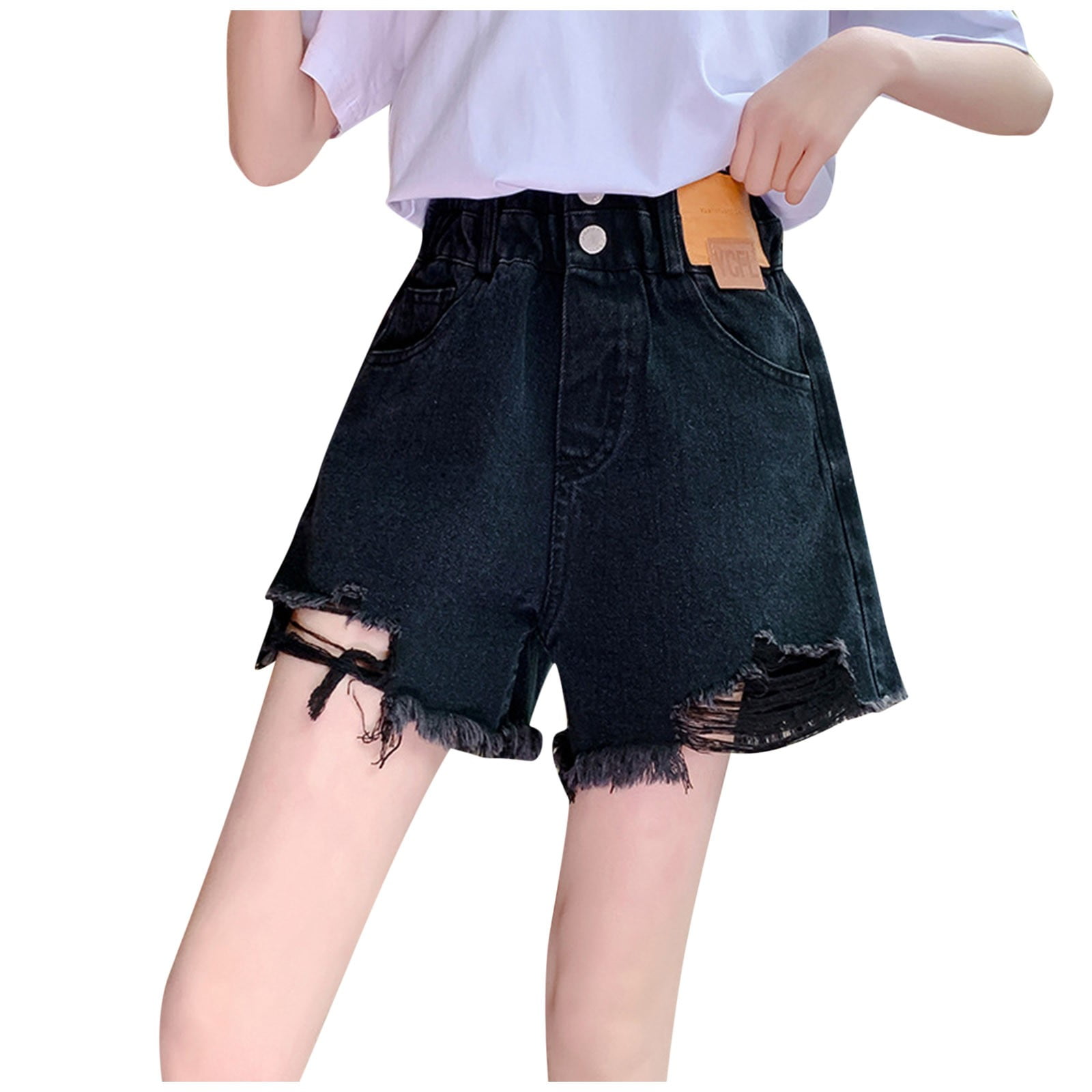 AVTOIFY Girls Shorts, Shorts for Girls, Children's Denim Shorts Summer ...