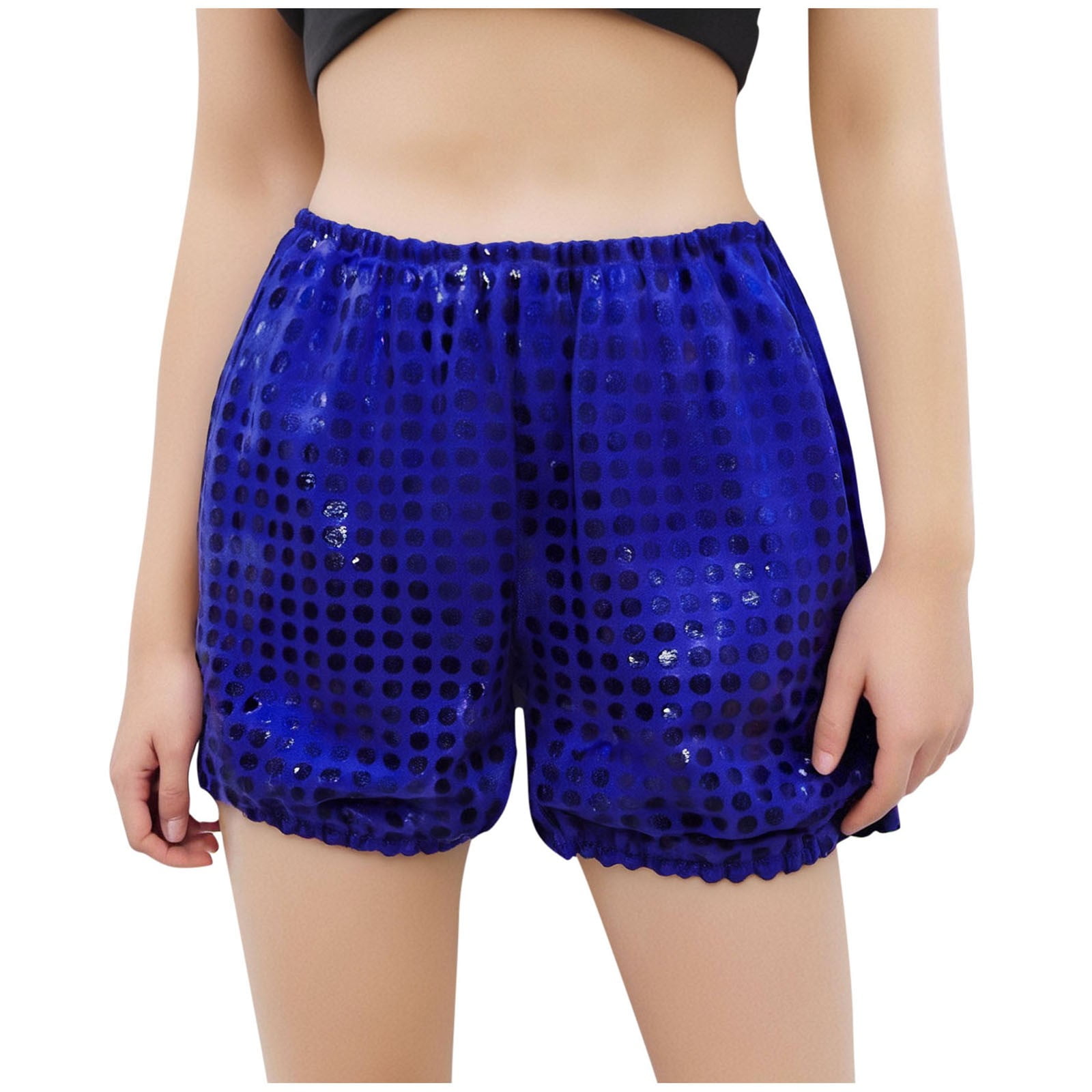 AVTOIFY Girls Shorts, Shorts for Girls, Children's Glitter Shorts Solid ...
