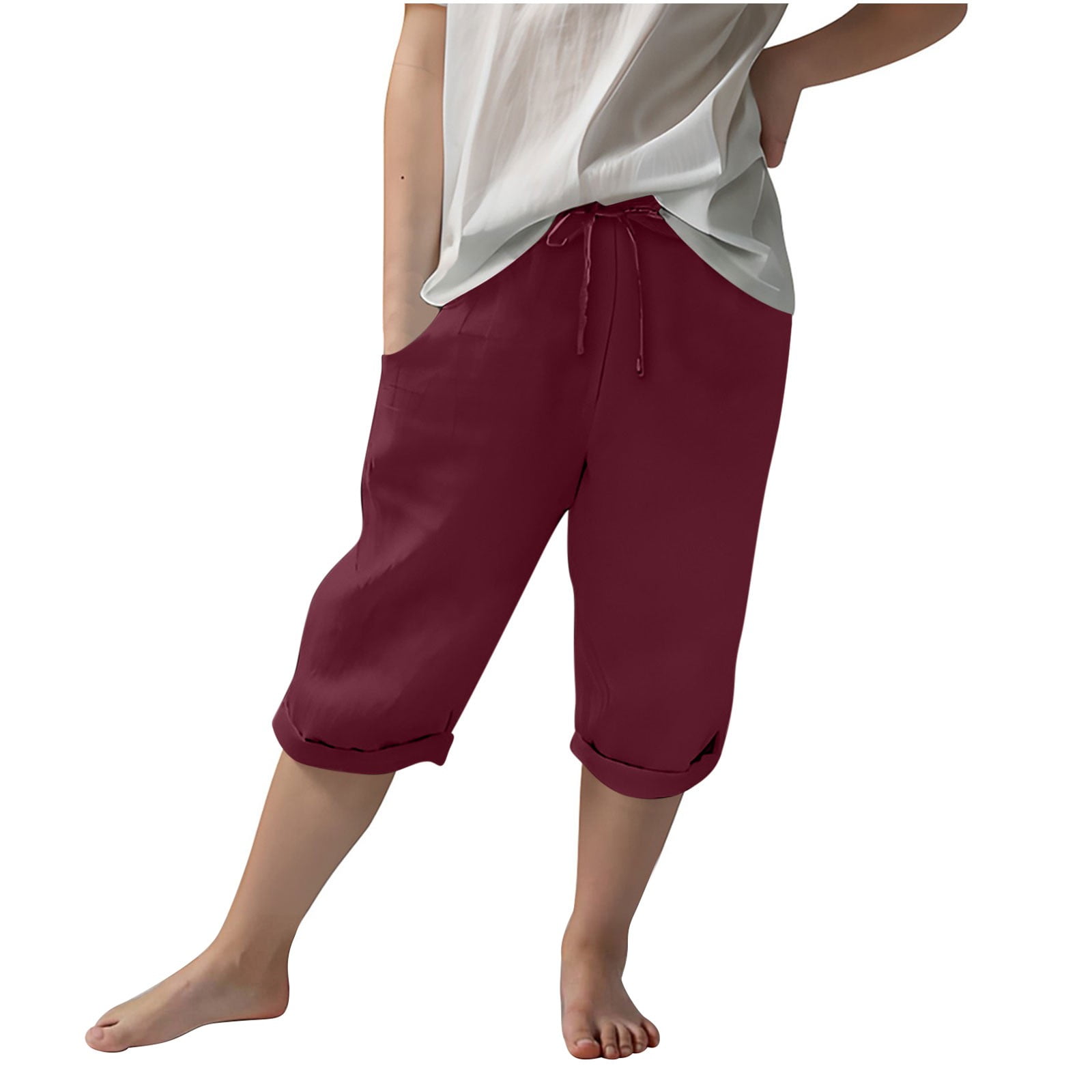 AVTOIFY Girls Shorts, Shorts for Girls, Solid Color Pants Pocket Casual ...