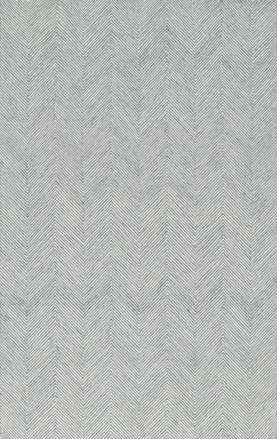 AVYAY RUGS Modern Herringbone Chevron Handcrafted Wool Area Rug ...