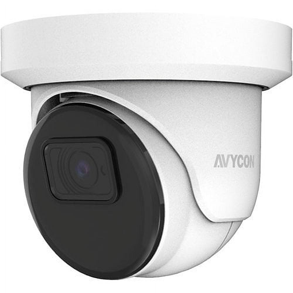 AVYCON AVC-NLE51F28 5MP Outdoor IR Dome IP Camera, 2.8mm Lens, White ...