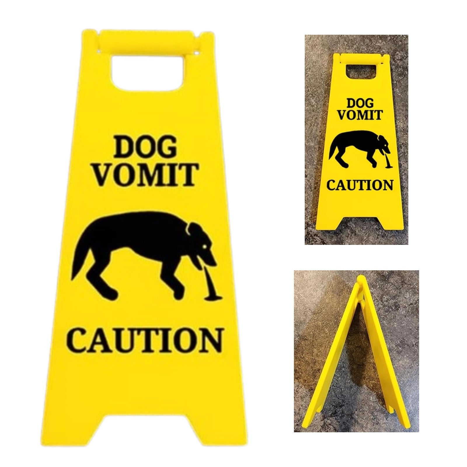 AVYERVO Cat Vomit Sign, Dog Vomit Sign, Funny Cat Signs Decor, Yard ...