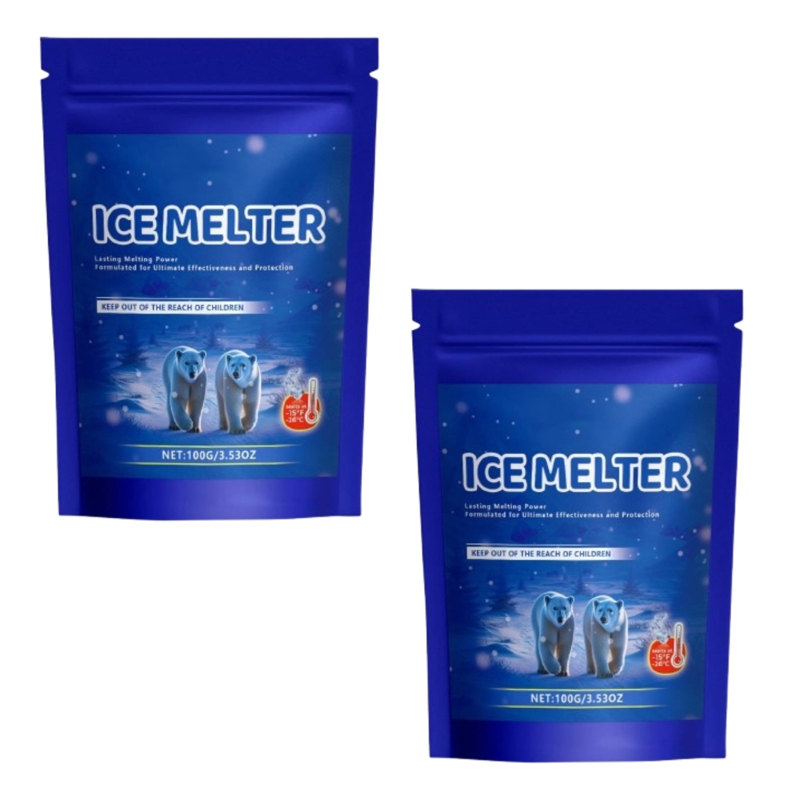 AVYERVO Ice Melt Safer for Concrete, Snow Salt Ice Melt, Salt for Snow ...