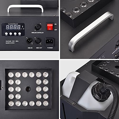 AW 1500W LED Smoke Fog Machine Stage Effect Hang Carry Floor Fogger ...