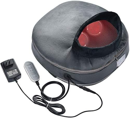 Aw 3in1 Electric Shiatsu Foot Back Winter Warmer Massager With Heat Fast Heating Pad Auto Shut