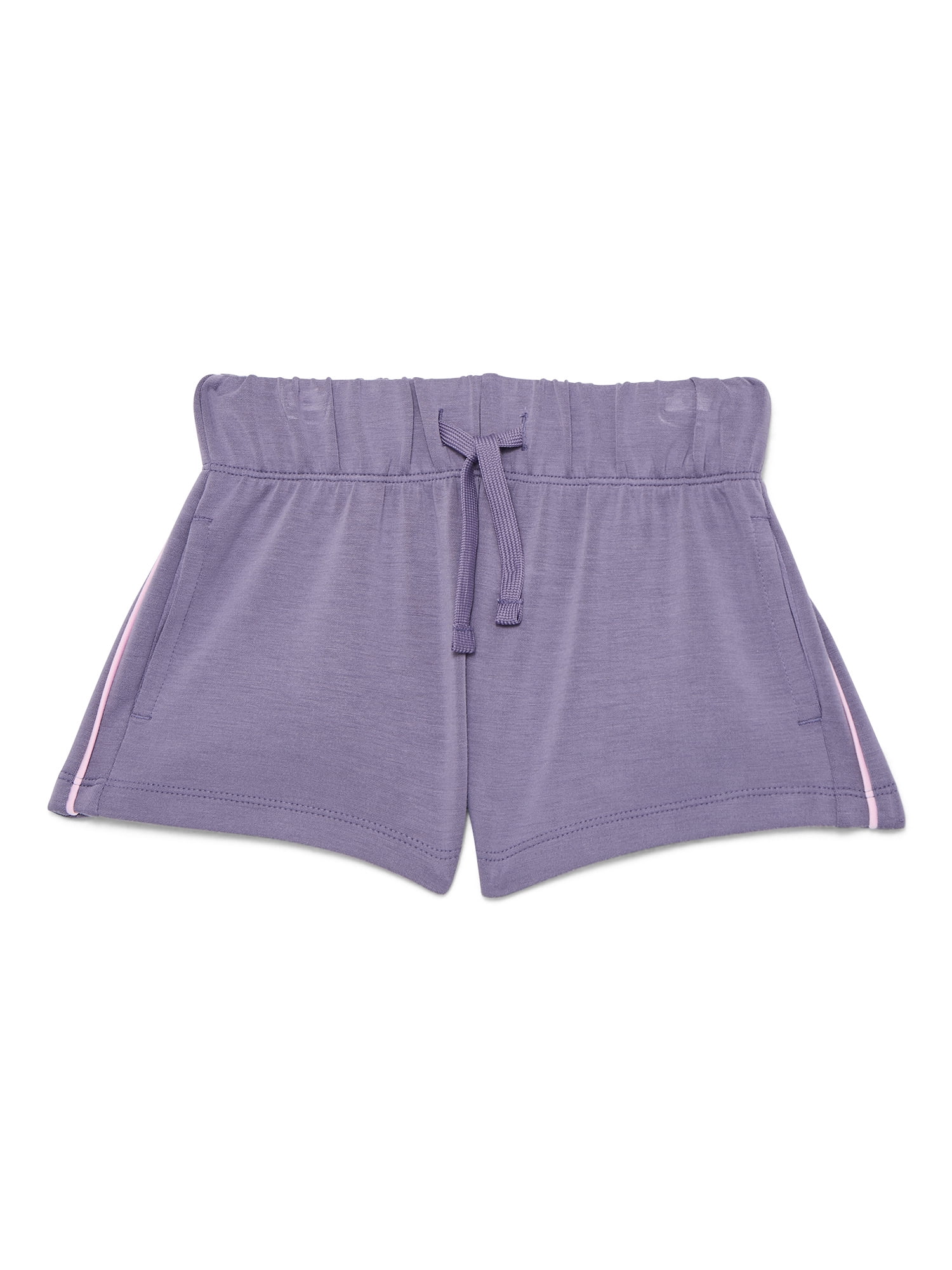 Athletic Works Little and Big Girls Performance Knit Shorts, Sizes 4-18 ...