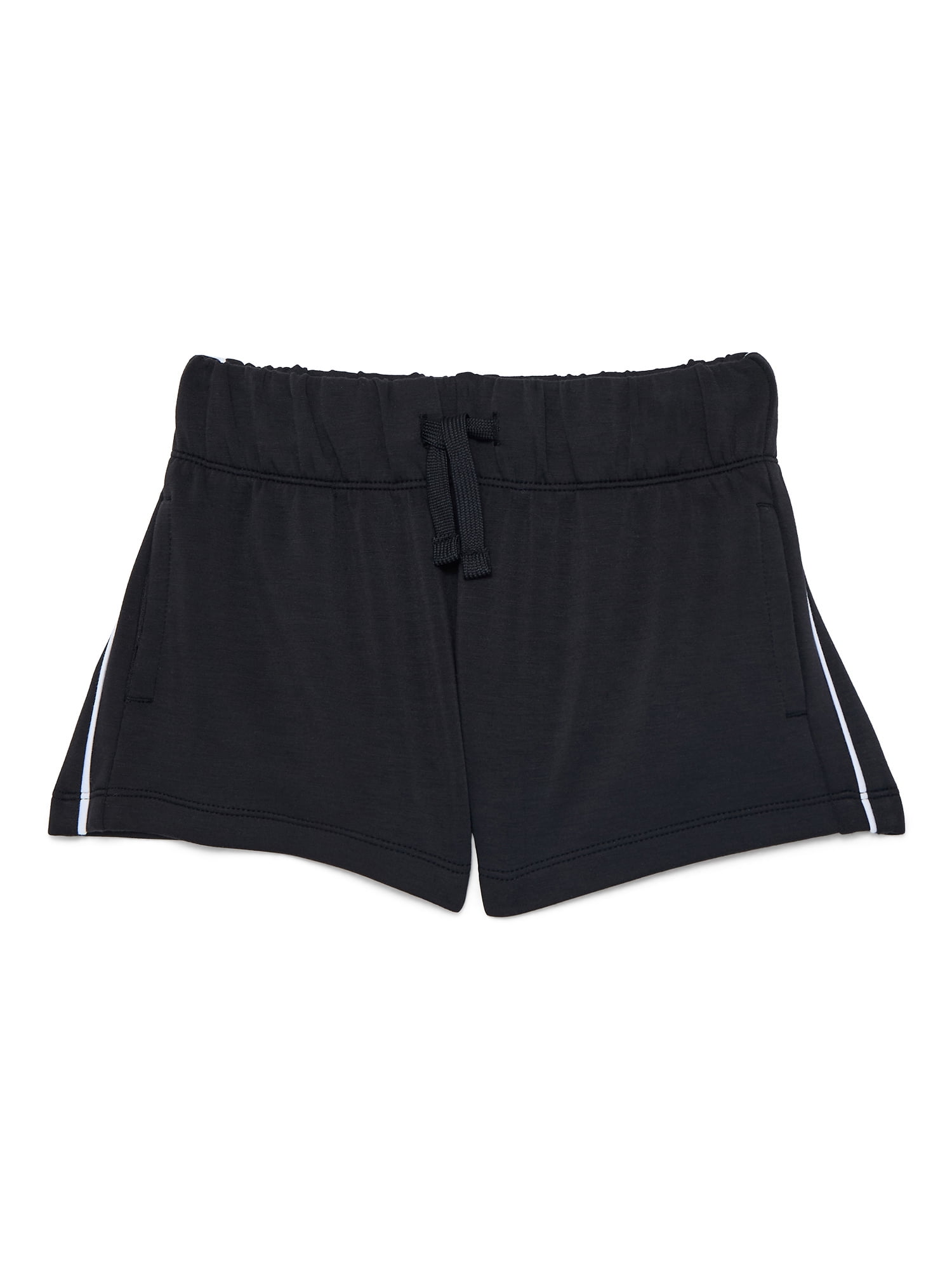 Athletic Works Little and Big Girls Performance Knit Shorts, Sizes 4-18 ...