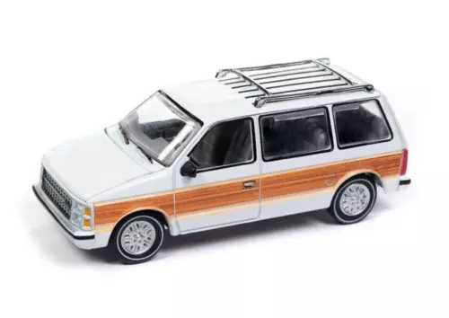 AW Auto World 1/64 DODGE CARAVAN Woodgrain MINIVAN Die Cast Model Car ...