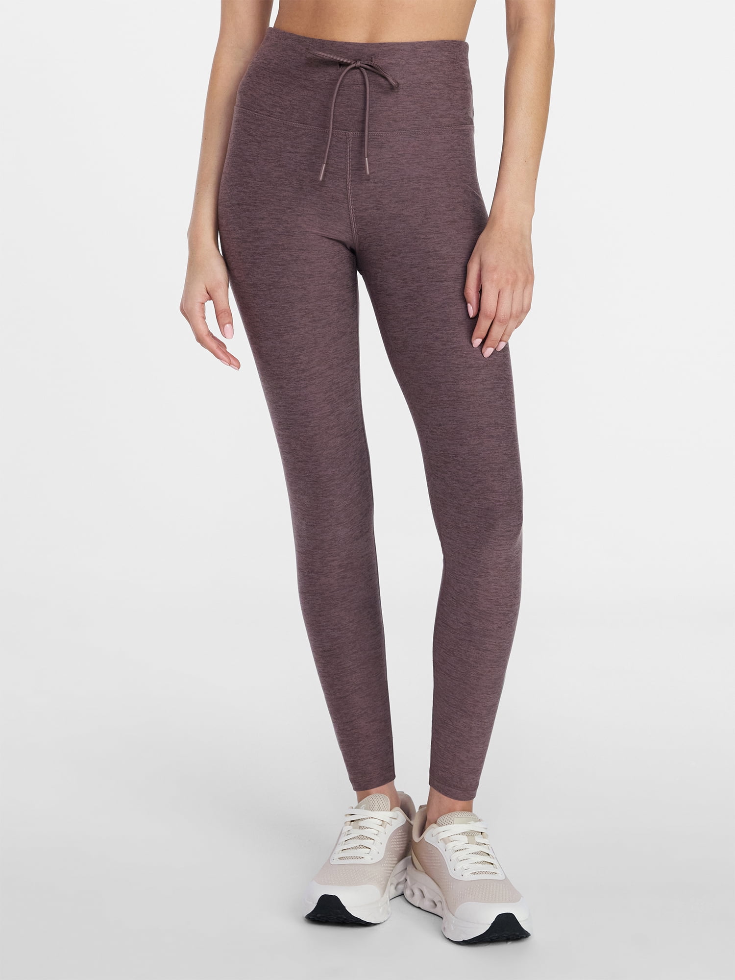Athletic Works Women's ButterCore Compression Leggings with Drawstring ...