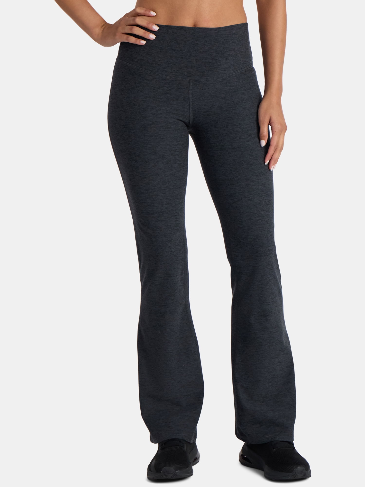 Athletic Works Women's ButterCore Flare Pants, 31" Inseam, Sizes XS ...