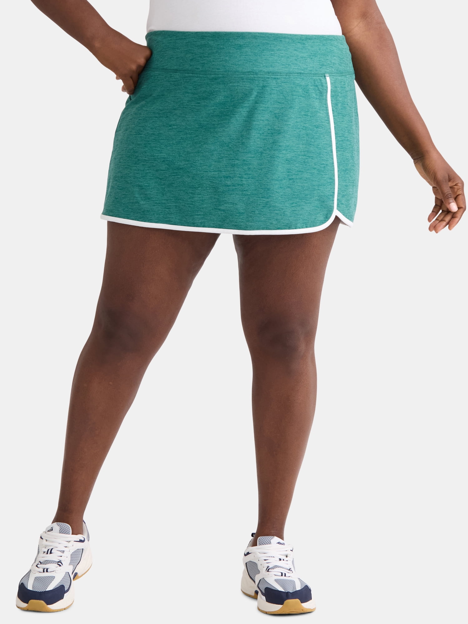 Athletic Works Women's and Women's Plus ButterCore Active Skort, Sizes ...