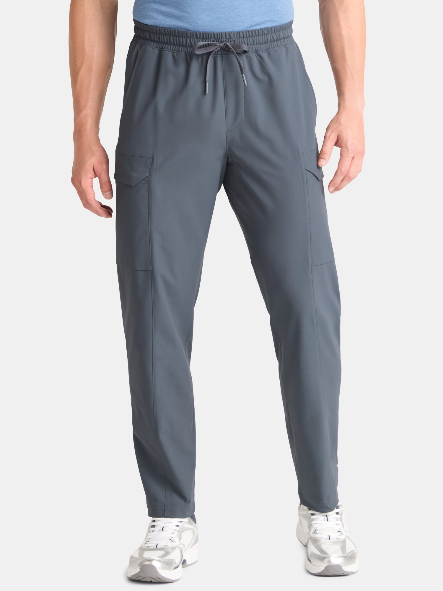 Athletic Works Men’s and Big Men’s Stretch Cargo Pants, Sizes S-3XL ...