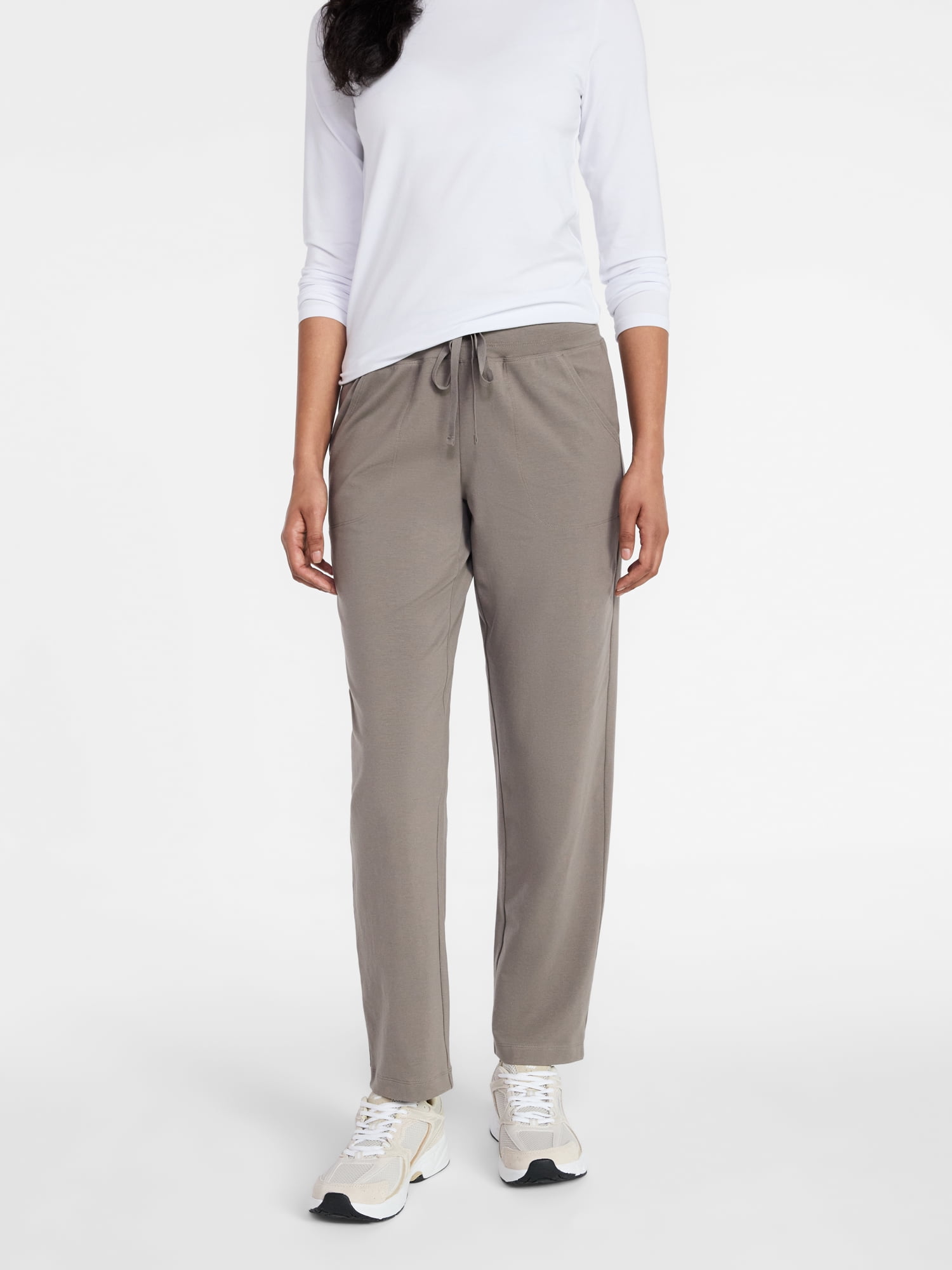 Athletic Works Women's and Women's Plus Knit Pants, Sizes XS-4X ...