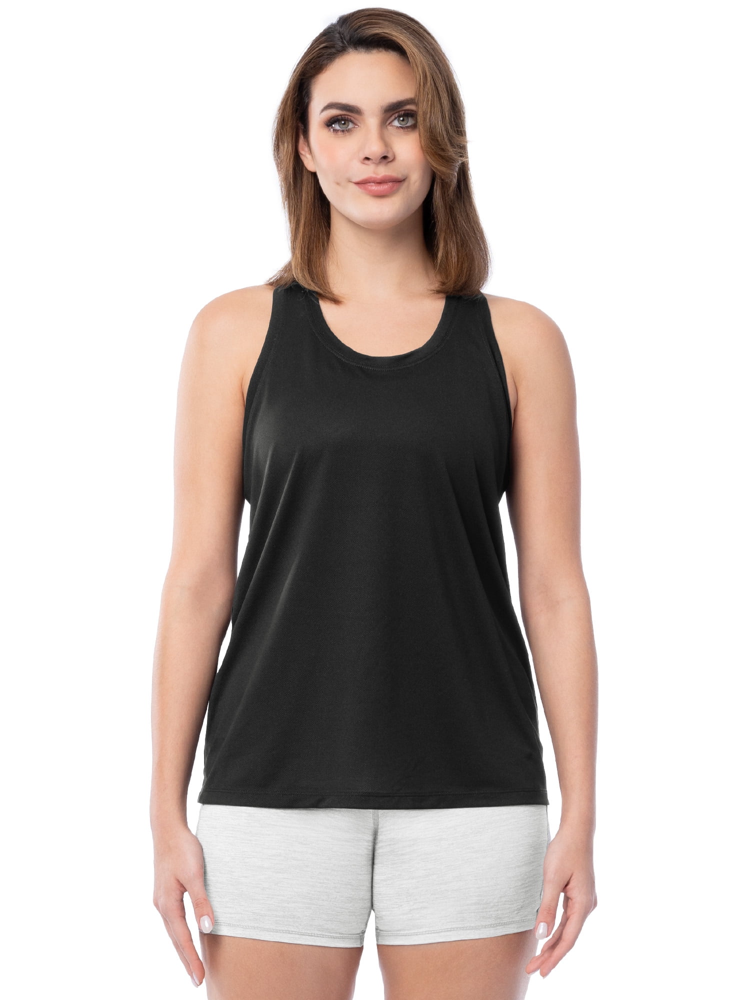Athletic Works Women's Core Active Texture Knit Racerback Tank Top ...