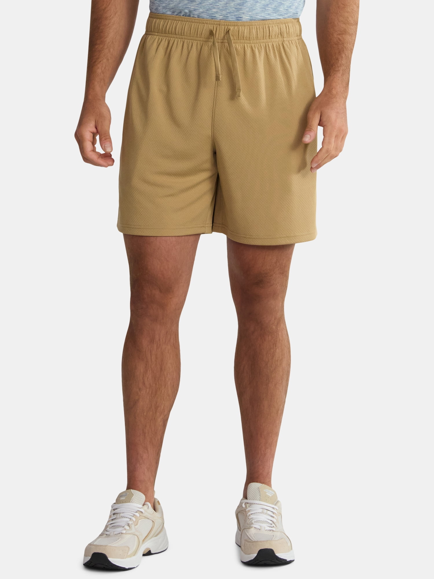 Athletic Works Men's and Big Men's Mesh Shorts, 7" Inseam, Sizes S-5XL ...