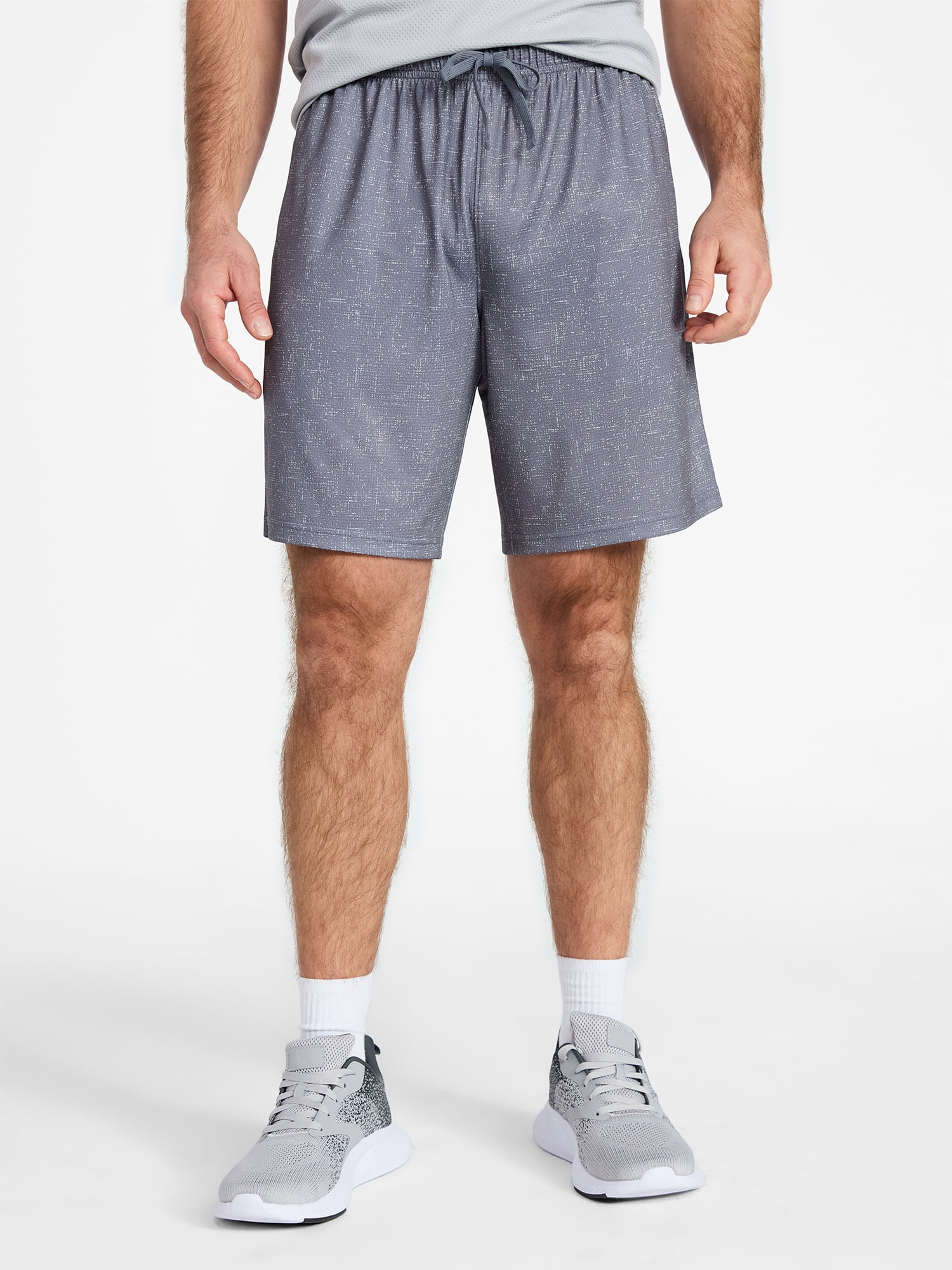Athletic Works Men's and Big Men's Active Mesh Shorts, 9" Inseam, Sizes ...