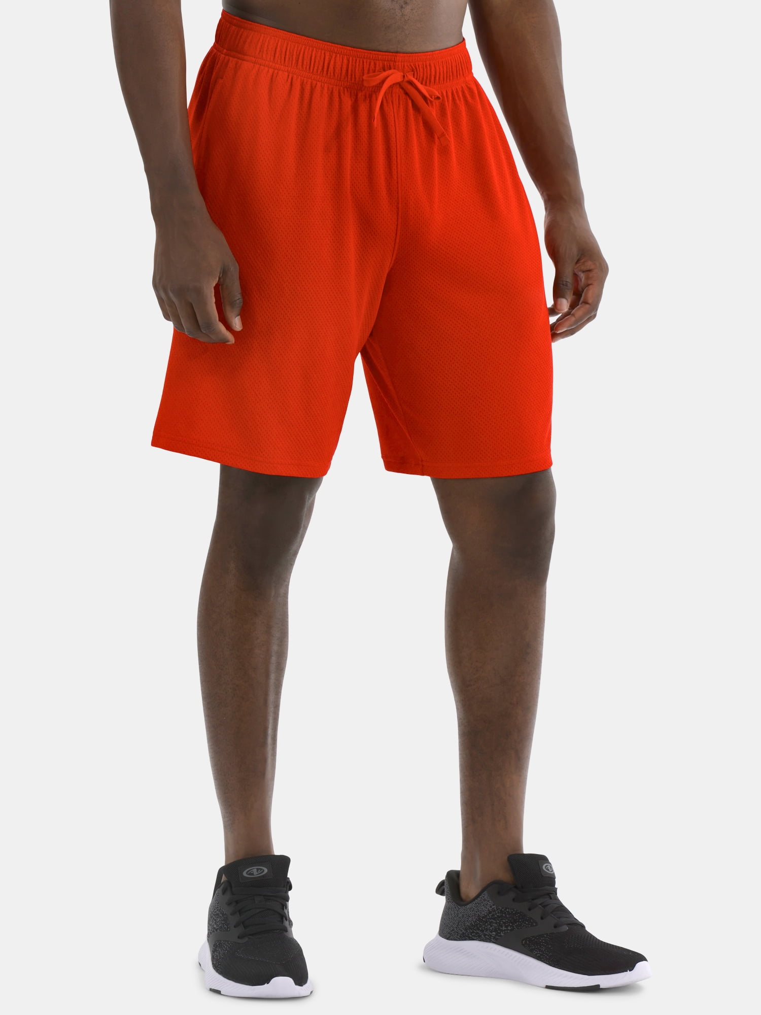 Athletic Works Men's and Big Men's Active Mesh Shorts, 9" Inseam, Sizes ...