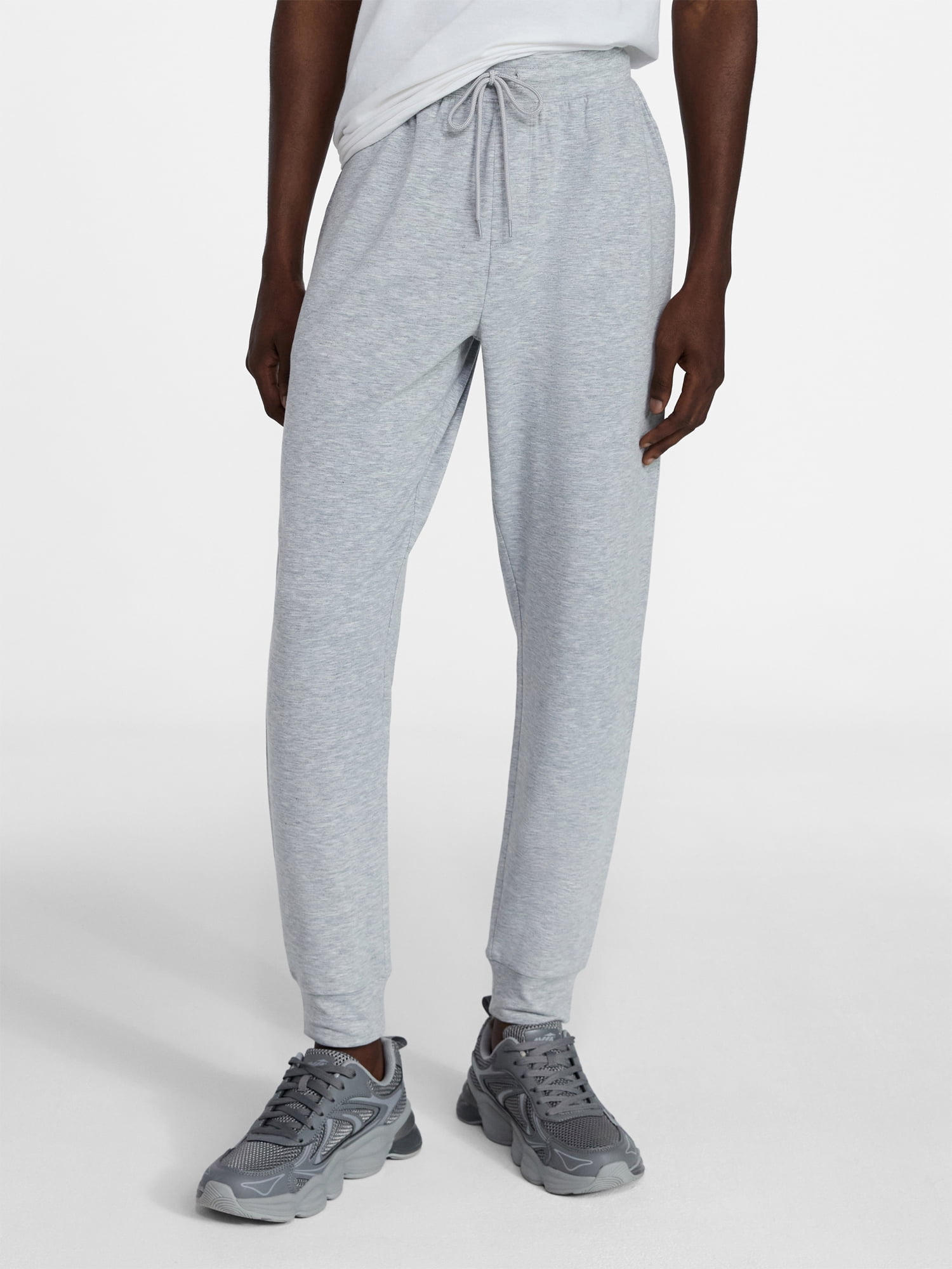 Athletic Works Men's and Big Men's Active Knit Jogger Pants, Sizes XS ...