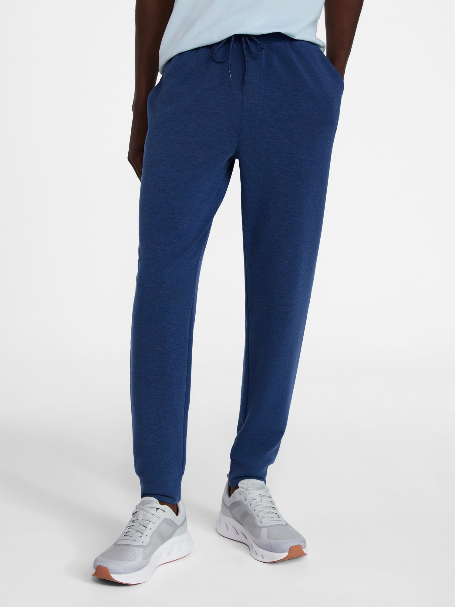 Athletic Works Men's and Big Men's Active Knit Jogger Pants, Sizes XS ...