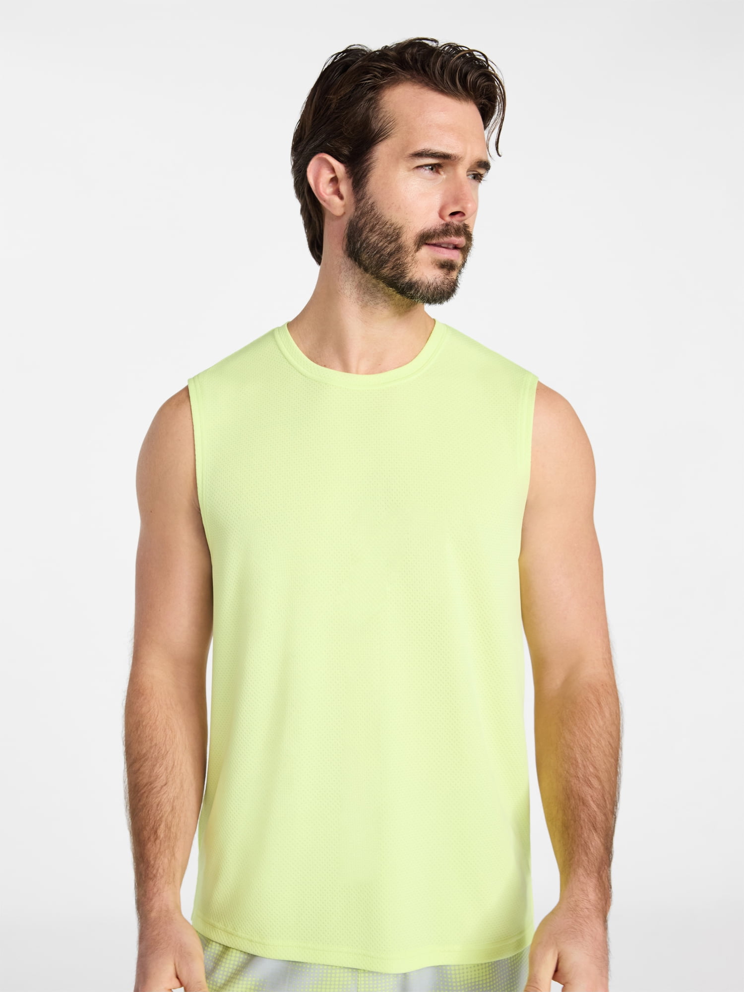 Athletic Works Men’s Sleeveless Mesh Muscle Tee, Sizes XS-5XL - Walmart.com