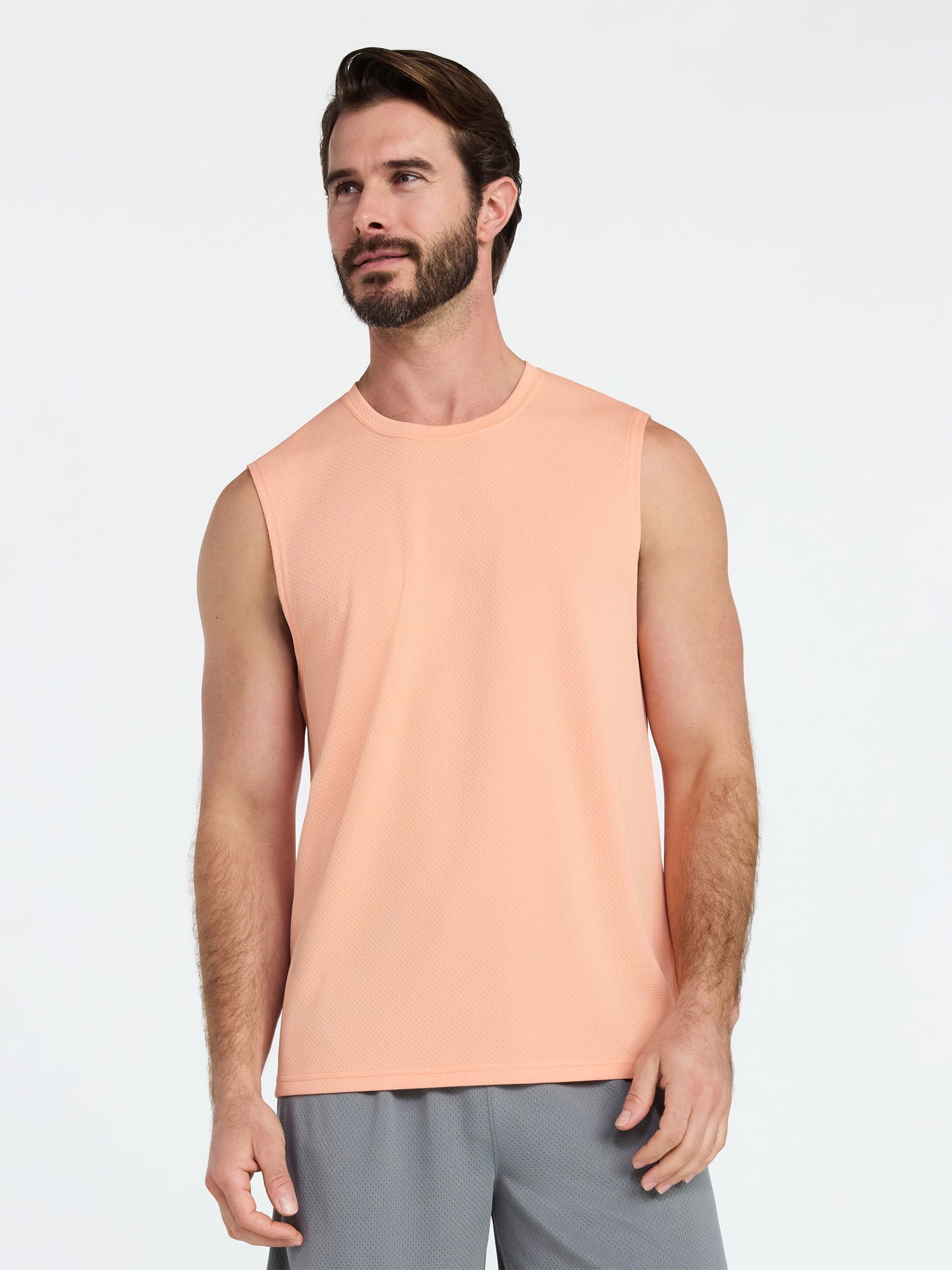 Athletic Works Men’s Sleeveless Mesh Muscle Tee, Sizes XS-5XL - Walmart.com