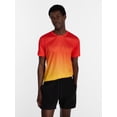 Athletic Works Men's and Big Men's Ombre Mesh Tee, Sizes XS-4XLT ...