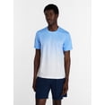 Athletic Works Men's and Big Men's Ombre Mesh Tee, Sizes XS-4XLT ...