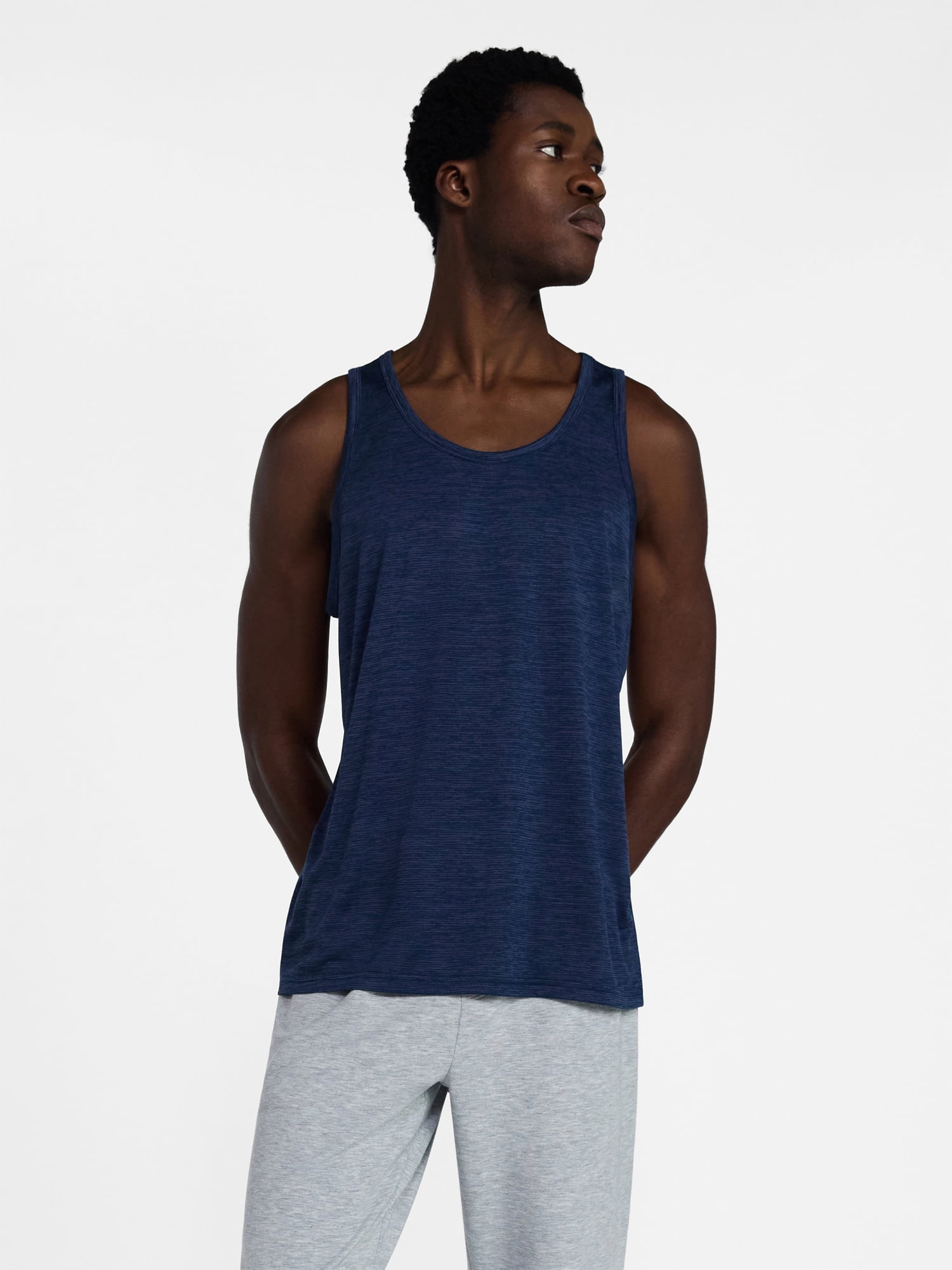 Athletic Works Men's and Big Men's Active Jersey Tank Top, Sizes S-3XL ...