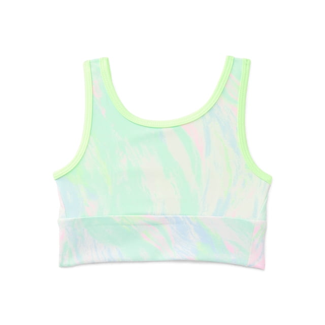 Athletic Works Girls Racerback Sports Bra, Sizes 4-18 - Walmart ...