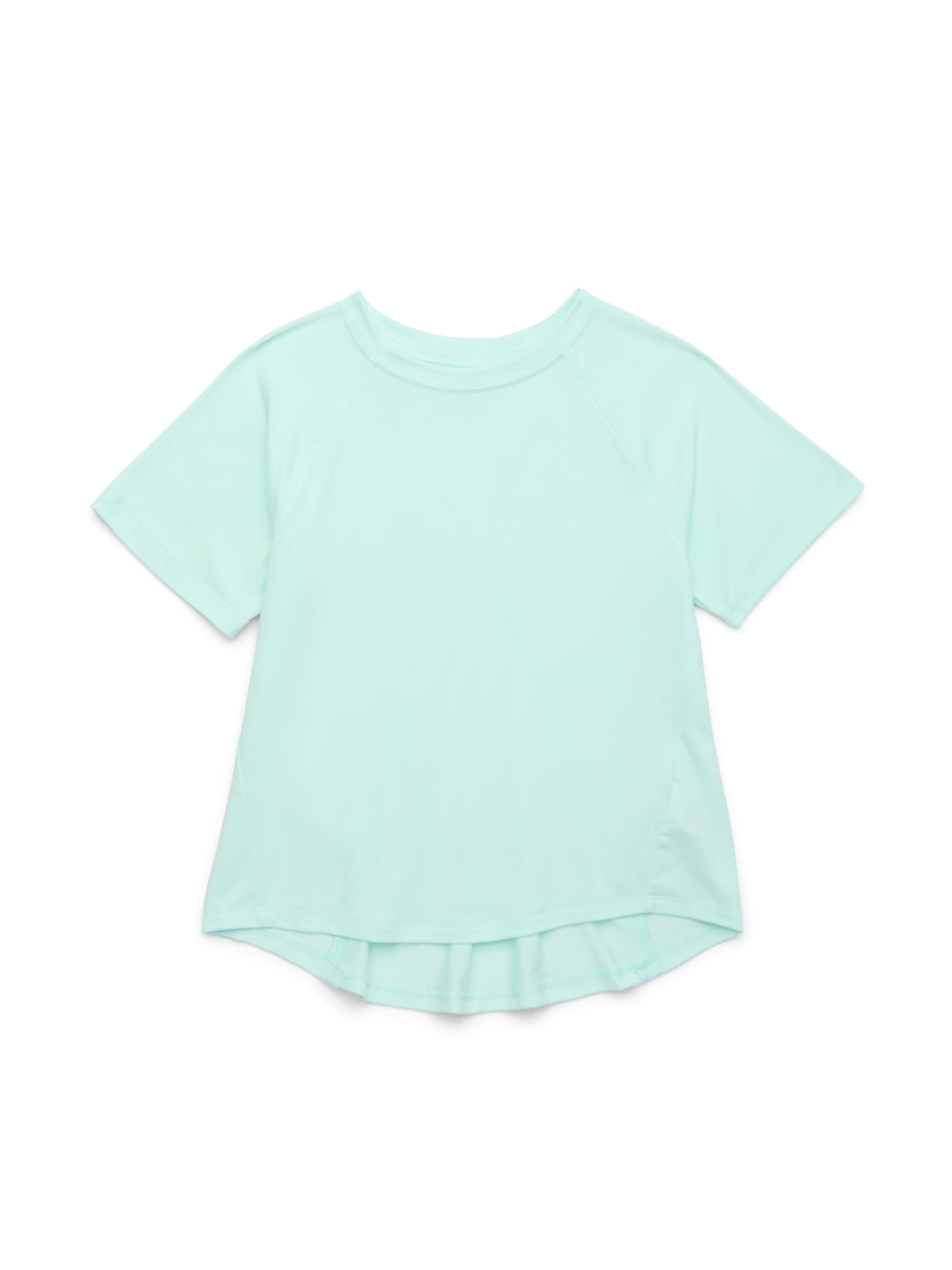 Athletic Works Girls Active Fashion Short Sleeve T-Shirt, Sizes 4-18 ...