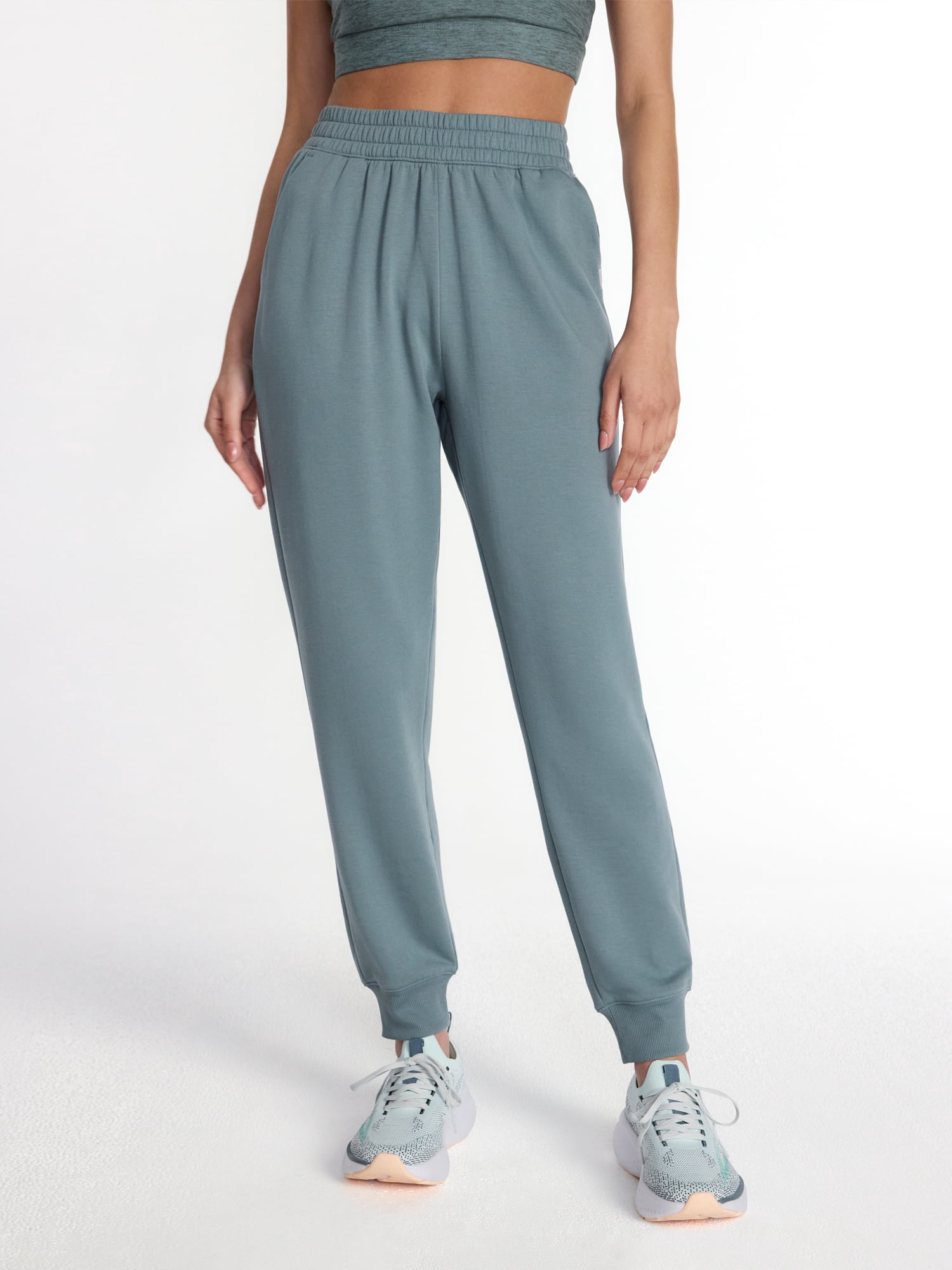 Athletic Works Women's and Women's Plus Super Soft Jogger Sweatpants ...